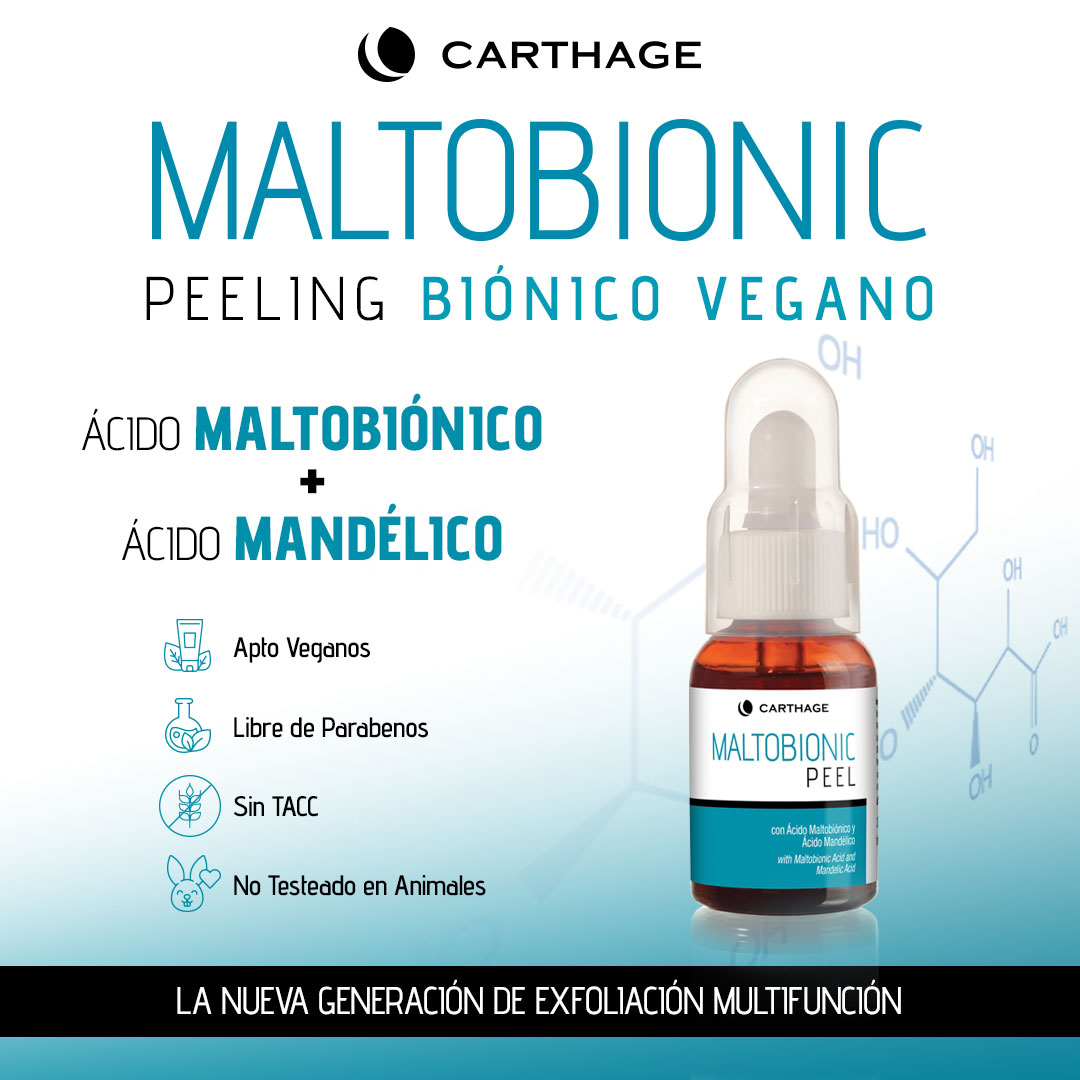 NUEVO LANZAMIENTO: Maltobionic Peel -Peeling Biónico Vegano- - Carthage